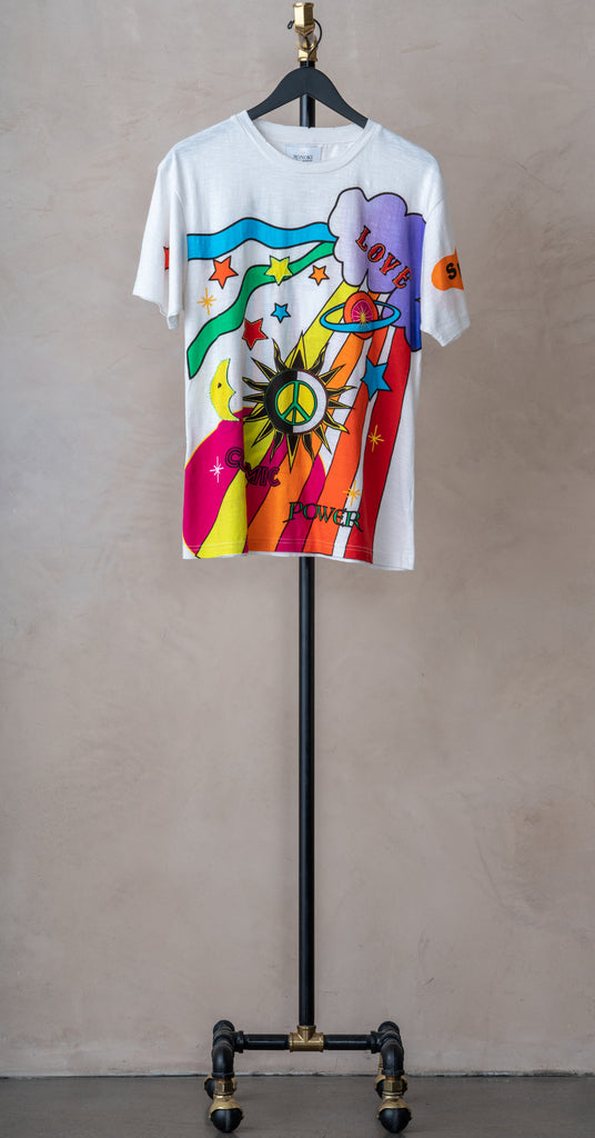 Monoki Cosmic Tee White | Elizabeth & Prince