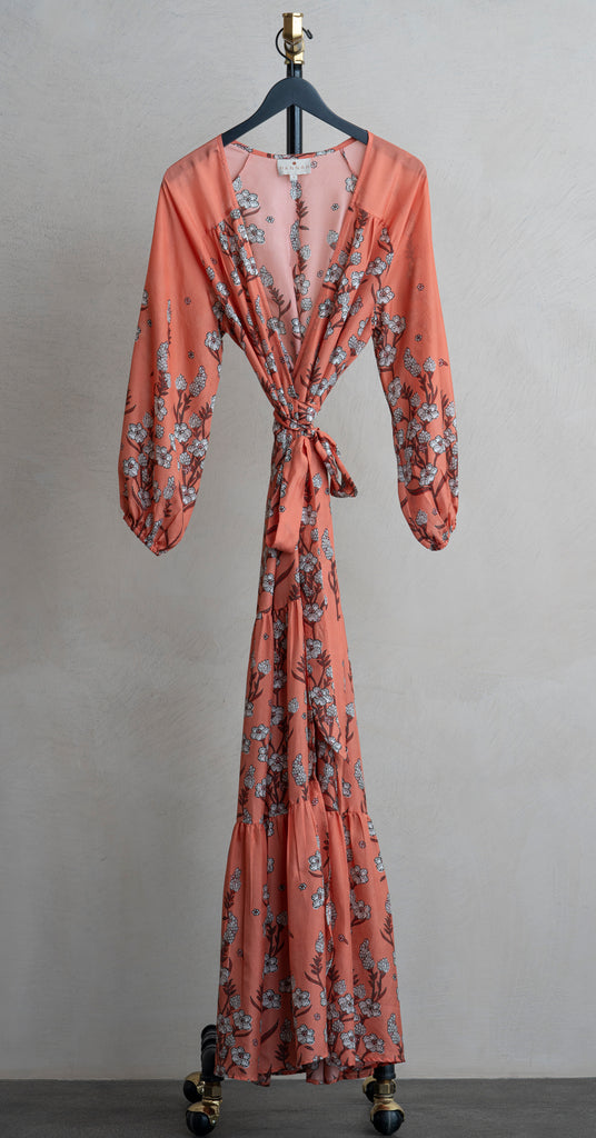 Hannah Emilia Wrap Dress Valencia Georgia | Elizabeth & Prince