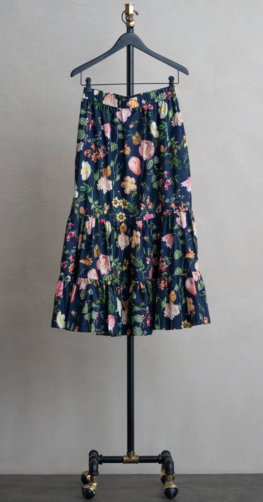 Cara Cara Chase Skirt Evening Blue | Elizabeth & Prince